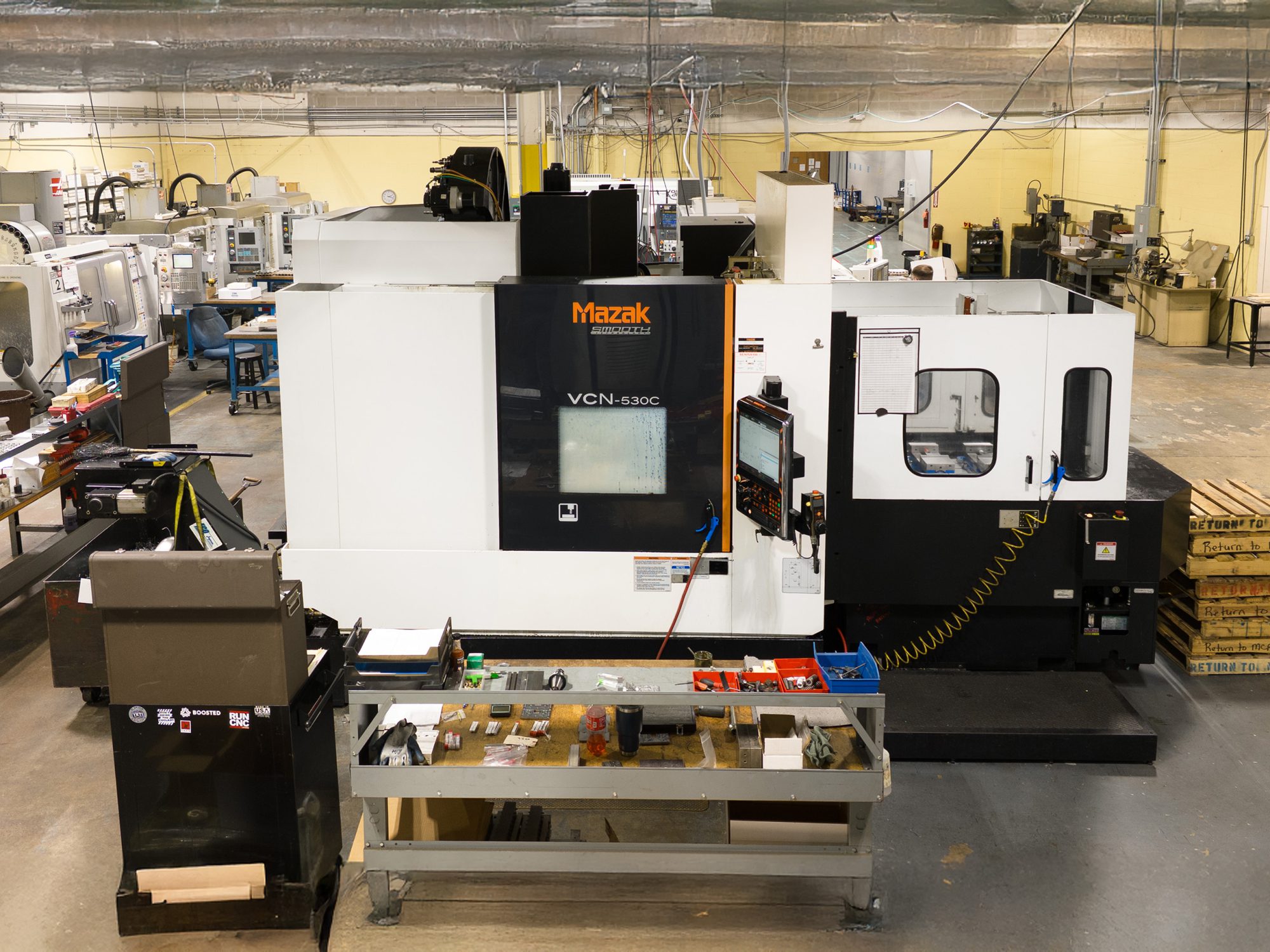 Mazak VCN Vertical Machining Center - CAR Stamping & Machining